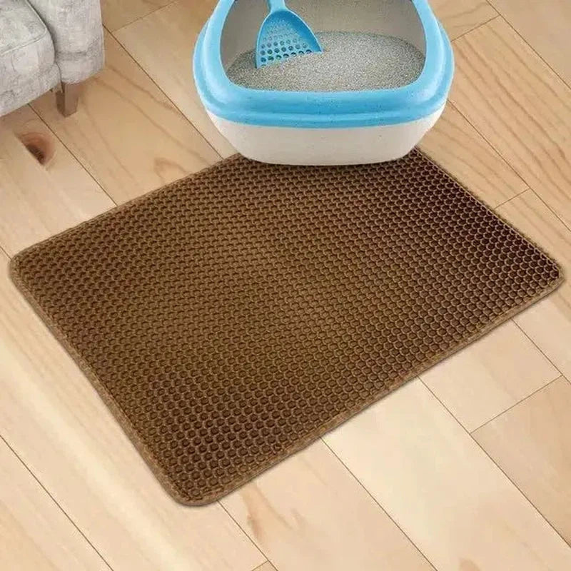 Waterproof Cat Litter Mat - Trap Stray Litter Easily – Poochi Paws